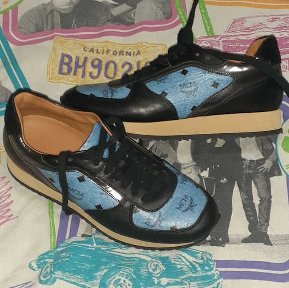 MCM | Shoes | Mcm Worldwide Leather Shoes Sneakers Michael Cromer ...